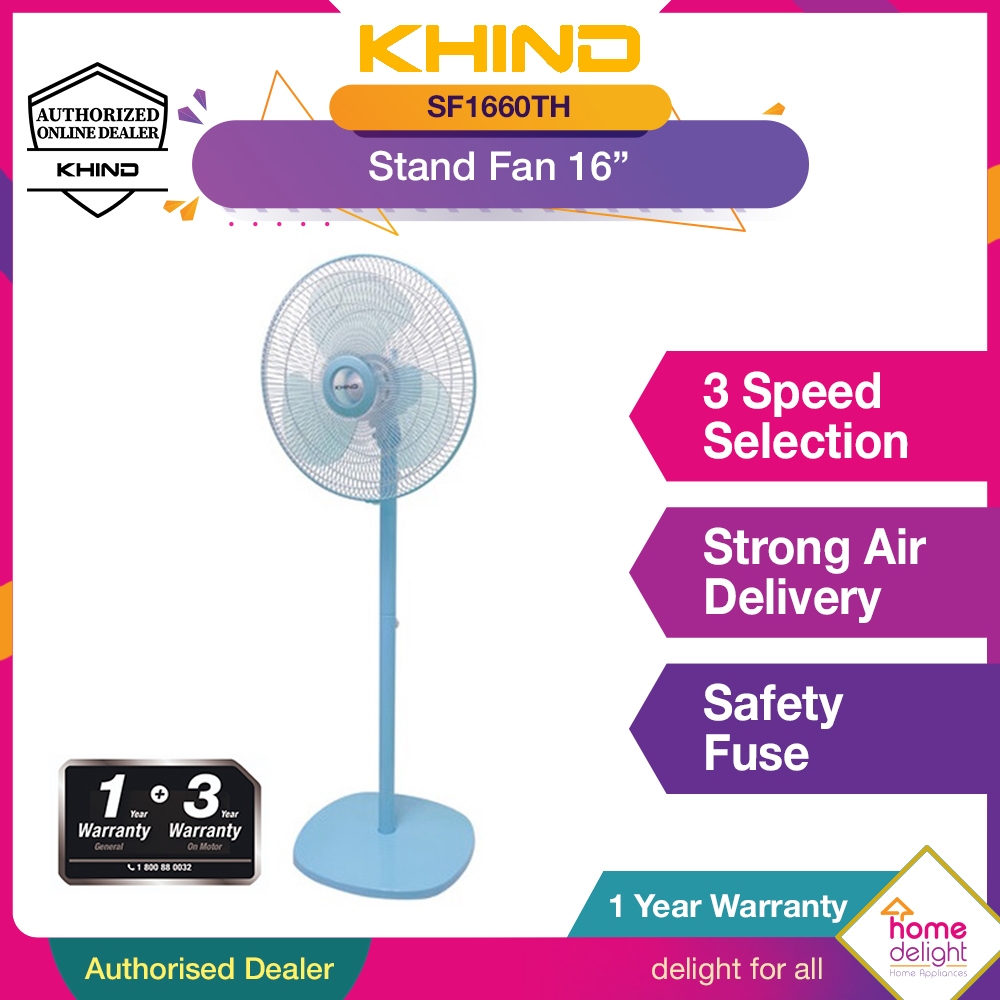 Khind Stand Fan 16 inch [ SF1660T / SF1682 SE / SF1682SE / SF1660TH ...