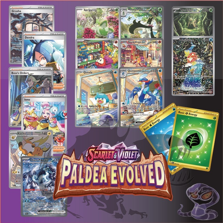 POKÉMON TCG Paldea Evolved SV02 Reverse Holo, Holo, Common, Uncommon ...