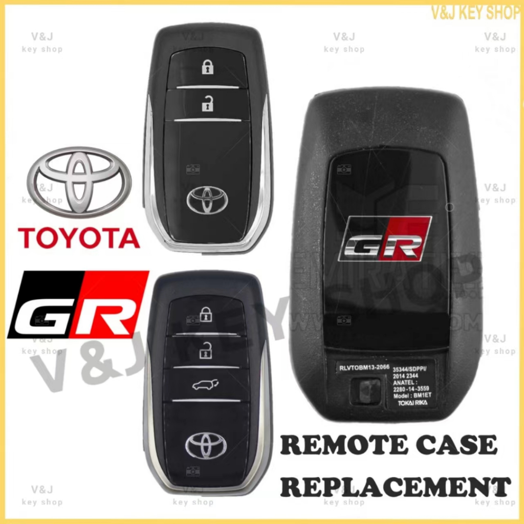 🔥New Arrival🔥GR Toyota Hilux Innova Fortuner Smartkey Remote Key Case ...