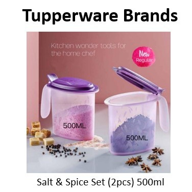 Tupperware Tupperware Salt N Spice Set ( 2pcs ) - 500ml OR (1pc) 500ml ...