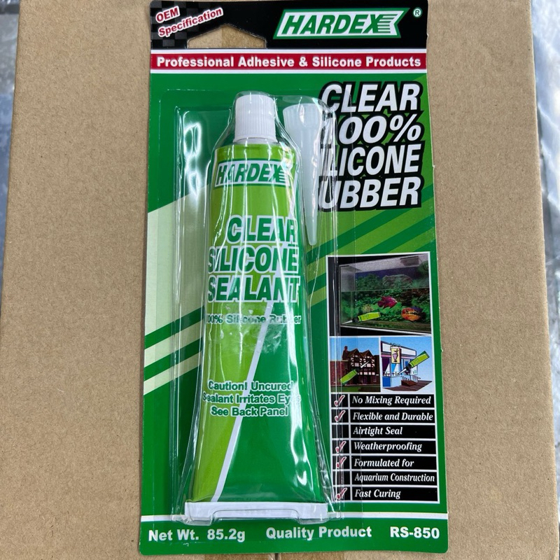 Hardex Clear 100% Silicone Rubber 85.2G RS-850 | Shopee Malaysia