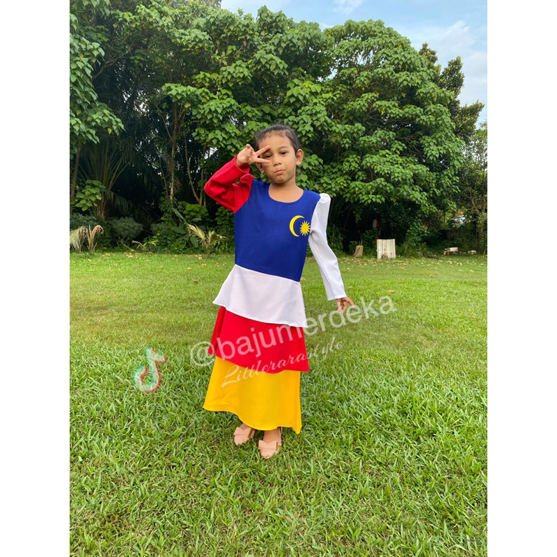 BAJU MERDEKA KANAK2 Dress Merdeka | Shopee Malaysia