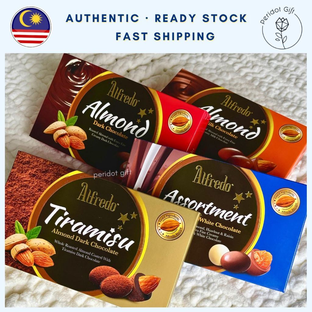 Alfredo Chocolate 70g Panned Nut - Assortment Tiramisu Milk Dark Almond ...