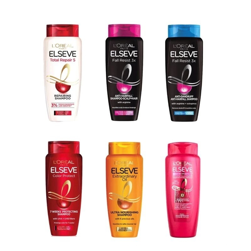 L'OREAL PARIS ELSEVE Shampoo 280ML | Shopee Malaysia