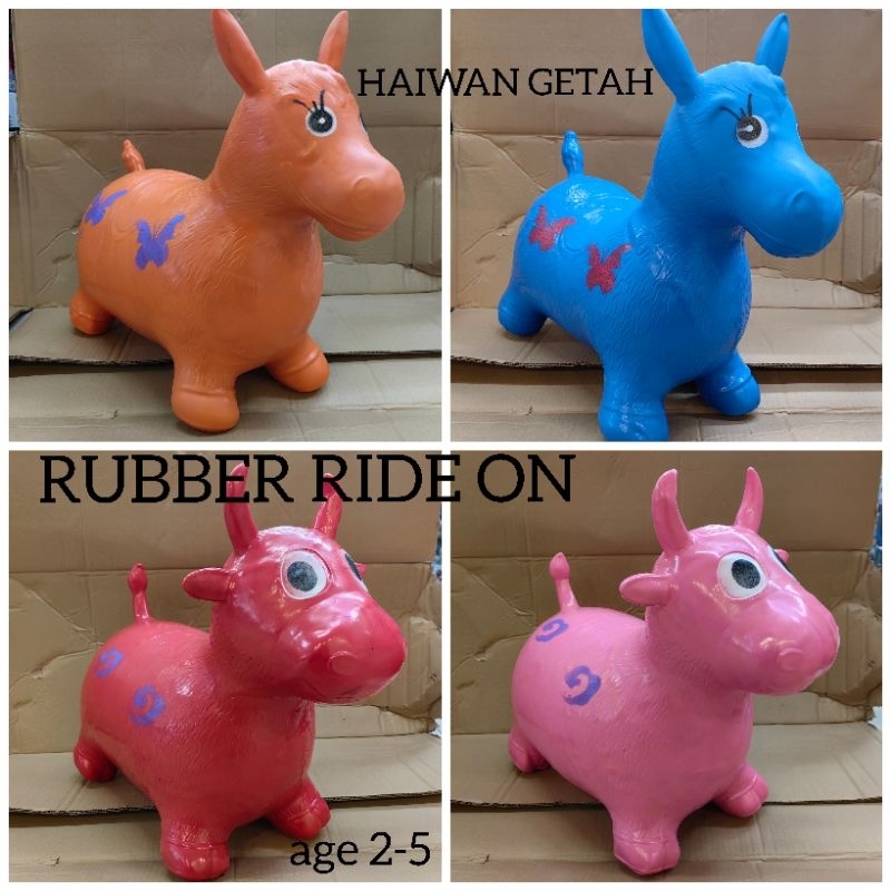 VVM: KUDA GETAH INFLATABLE RUBBER RIDE ON TOYS MAINAN DUDUK GETAH KUDA ...