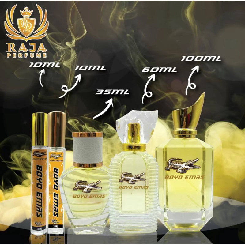ORIGINAL💯PERFUME 10ML/35Ml BOYO EMAS BOYO PUTEH BOYO DARAT BOYO TEMAGO ...