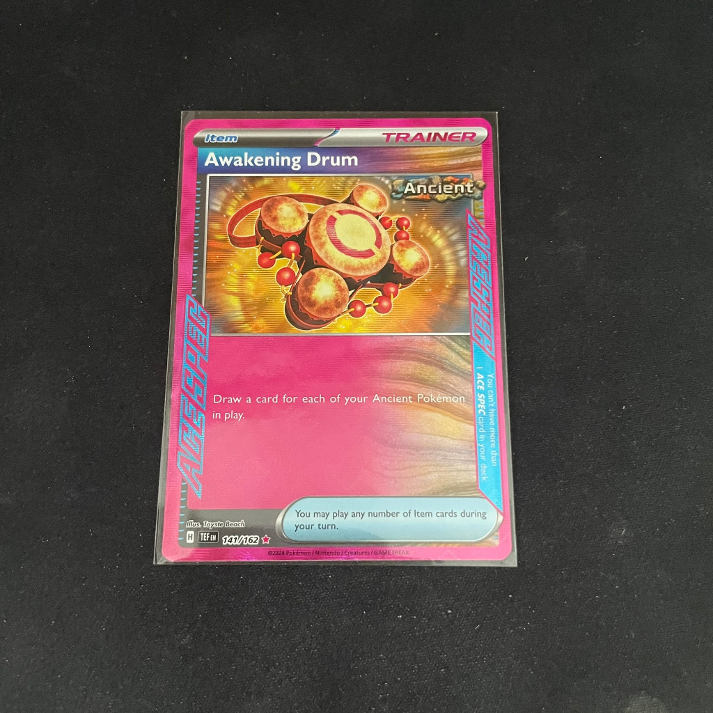 Pokemon Trading Card Game TCG: Awakening Drum 141/162 - Ace Rare [Scarlet & Violet: Temporal ...