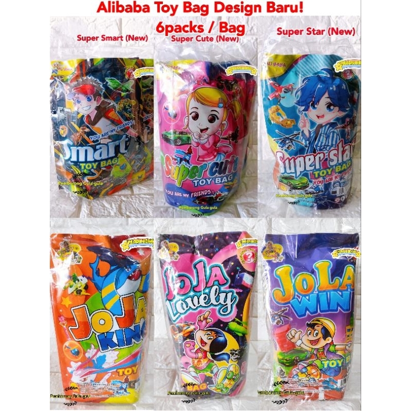 Alibaba Toy Bag 6pcs / Bag | Shopee Malaysia