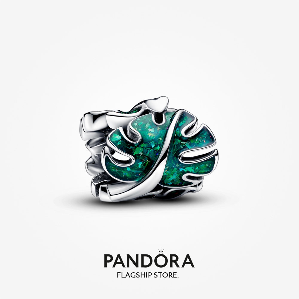 Pandora Green Monstera Leaves Charm | Shopee Malaysia