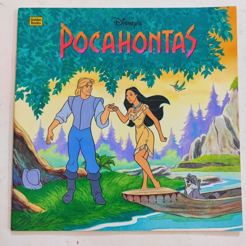 Disney Golden Books Pocahontas English Reading Fairy Tales Aesop Fables ...