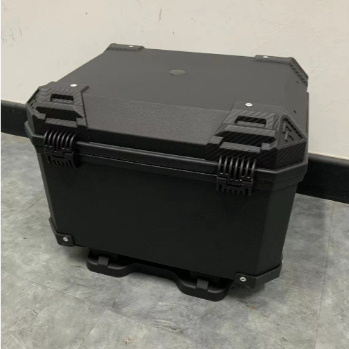 Motorcycle Top Box ABS 45L Waterproof Rack ( PLASTIC ) Safety Lock for ...