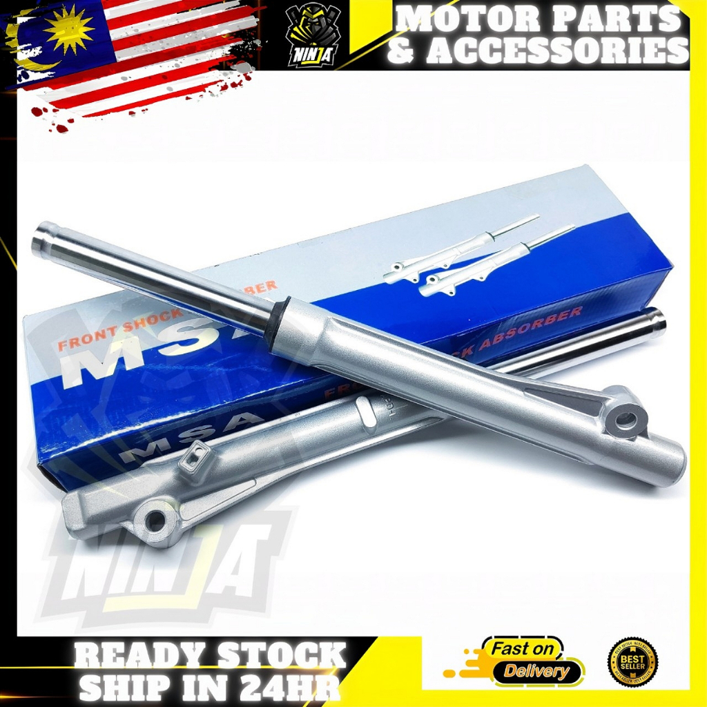 HONDA EX5 DREAM/W100 FRONT FORK SET FRONT FORK COMP SET FORK ASSY LEFT/RIGHT ABSORBER DEPAN FORK ...