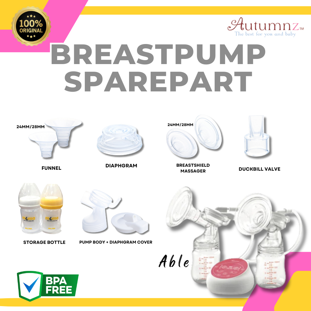 AUTUMNZ BREASTPUMP SPAREPART ABLE (Valve / Diaphragm / Massager /Pump ...