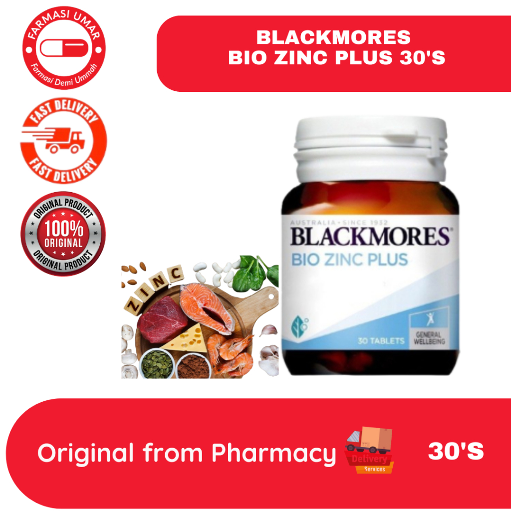 BLACKMORES BIO ZINC (30'S) | Shopee Malaysia