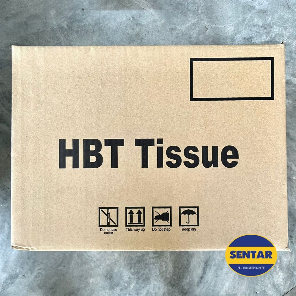 HBT Napkin Tissue Square Pop Up Tissue Fully Packing Refill Pack Facial ...