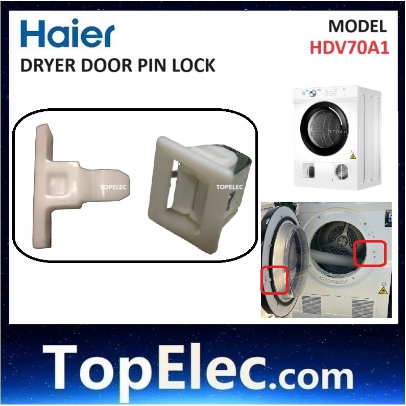 HAIER DRYER DOOR PIN LOCK HDV70A1 DOOR PIN LOCK HDV70A1 PINTU CLIP ...