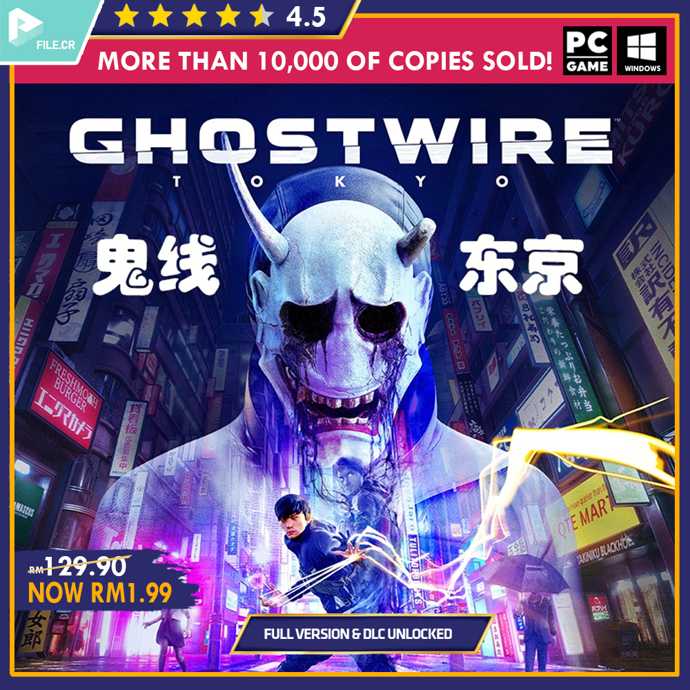 GHOSTWIRE: TOKYO – DELUXE EDITION + 2 DLCS [𝐋𝐈𝐅𝐄𝐓𝐈𝐌𝐄] [𝐏𝐂 𝐆𝐀𝐌𝐄 𝐃𝐈𝐆𝐈𝐓𝐀𝐋 ...