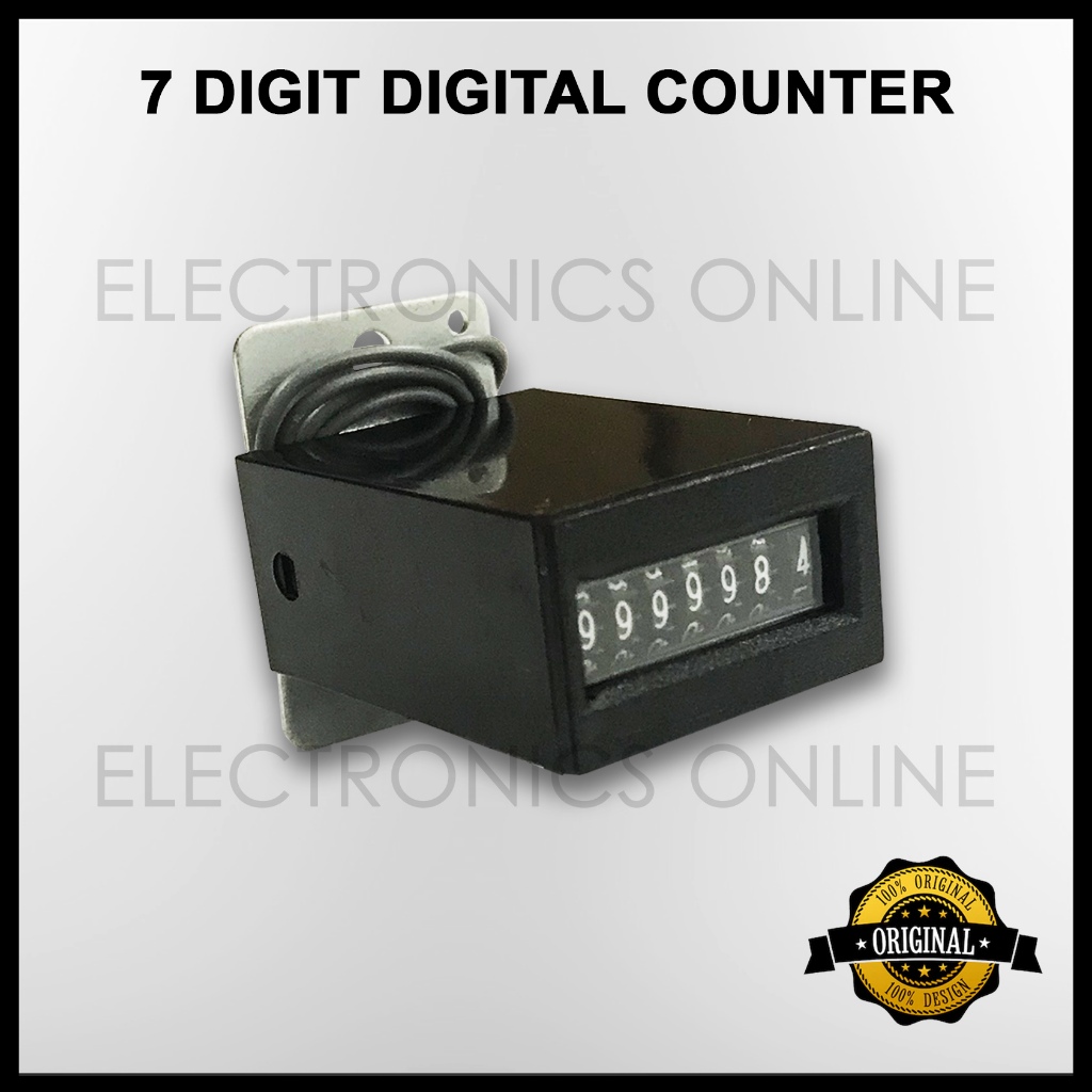 7 Digit Digital Counter Mechanical Counter | Shopee Malaysia