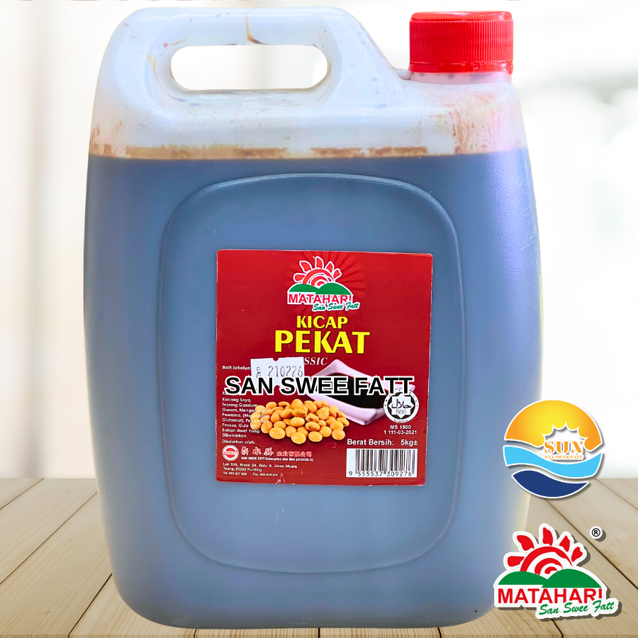 5kg Matahari Kicap Pekat Klasik Classic Concentrated Soy Sauce 经典浓缩酱油 ...
