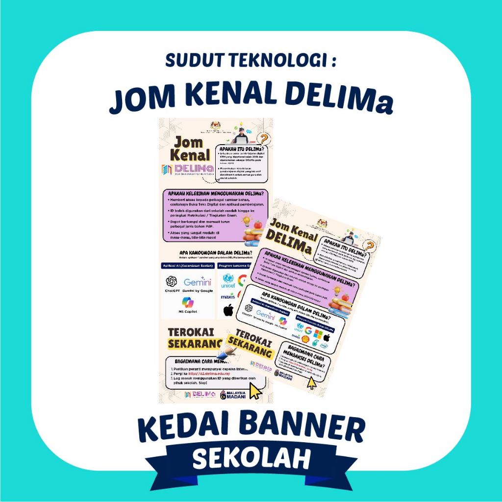 Poster Jom kenal DELIMa | DELIMa KPM | Sudut Digital | Keceriaan ...