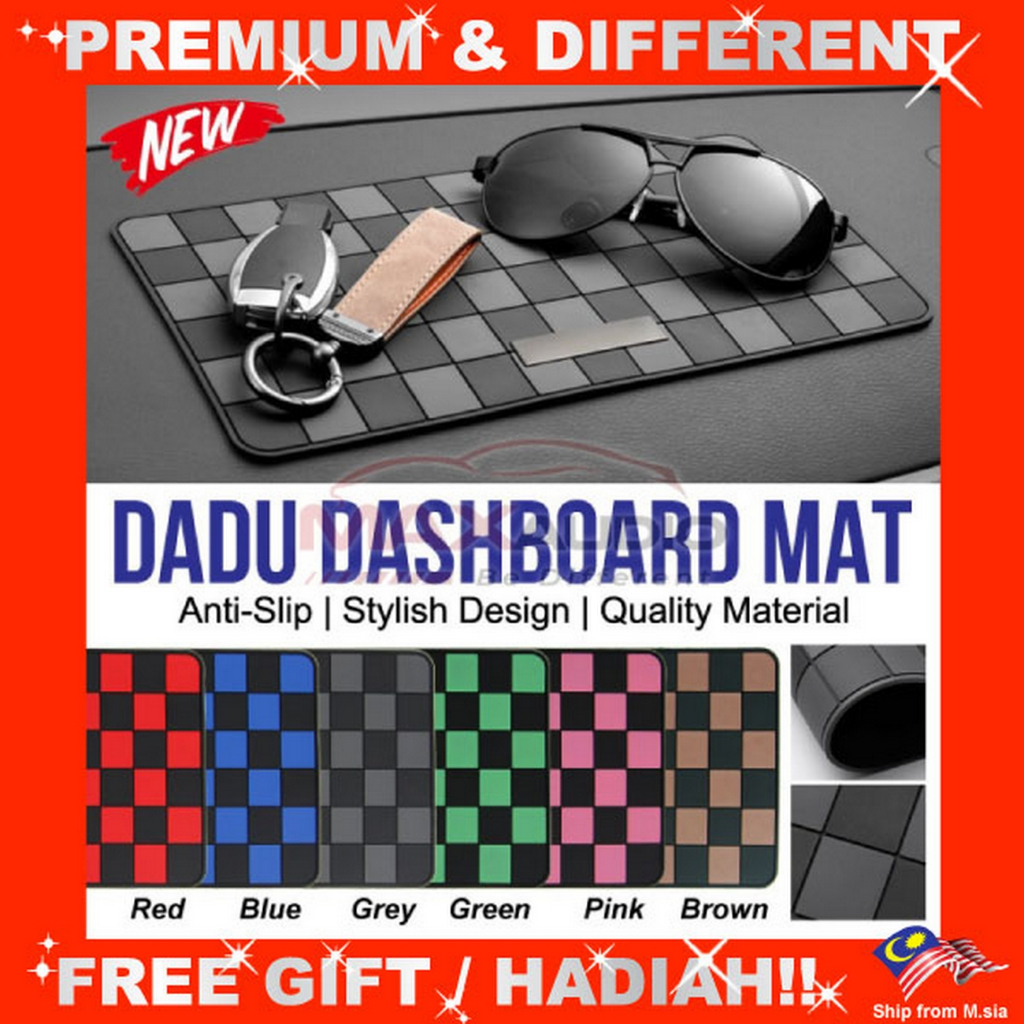 Dadu Dashboard Mat Anti-slip Thai Style Checkmate Dice Phone Sunglass ...