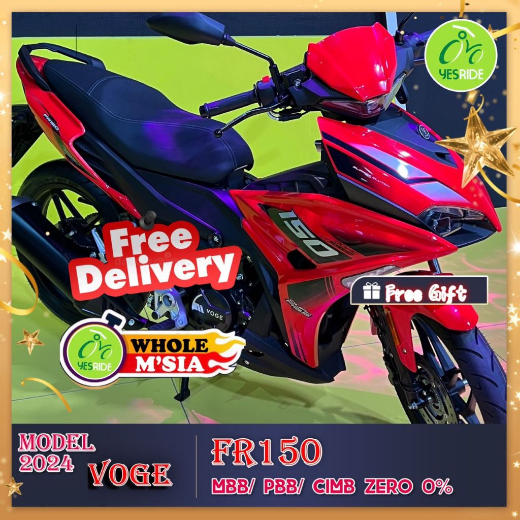 VOGE FR150 New Model 2024 | Shopee Malaysia