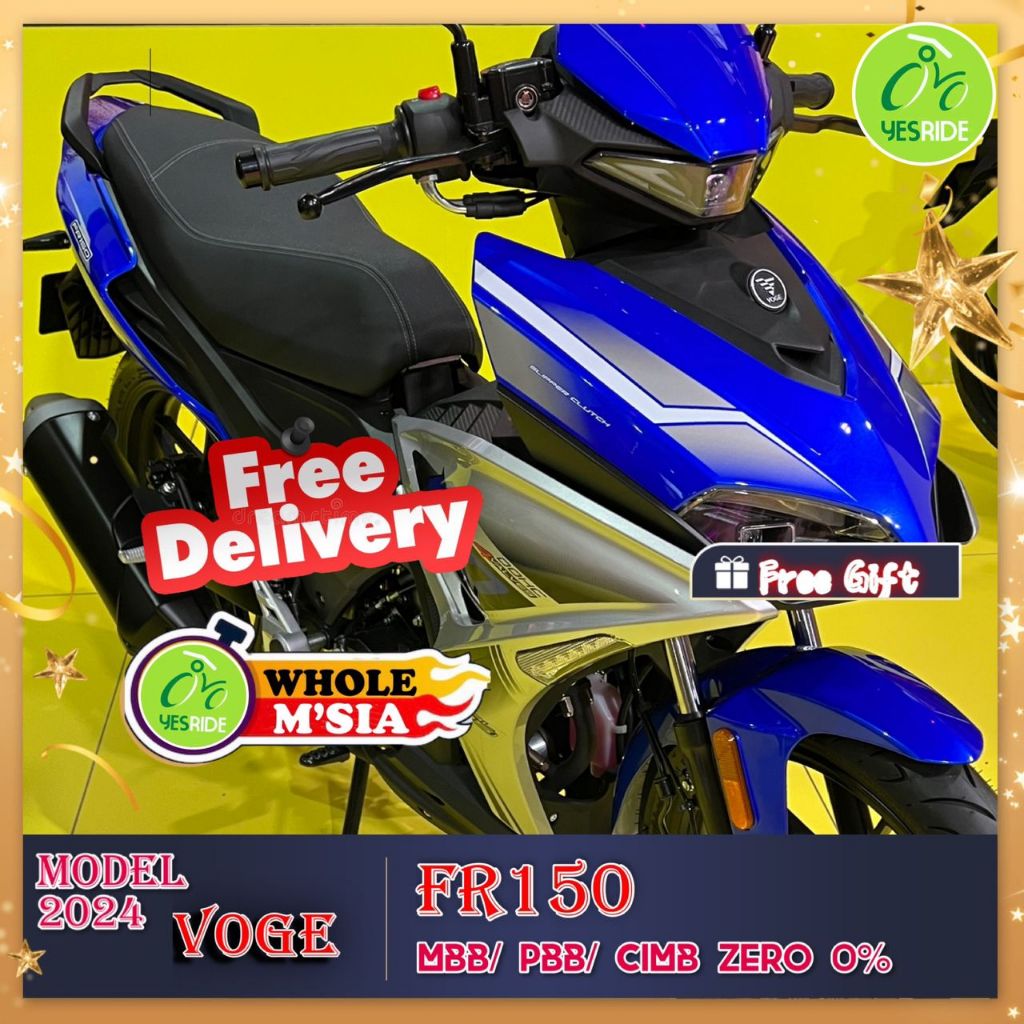 VOGE FR150 New Model 2024 | Shopee Malaysia