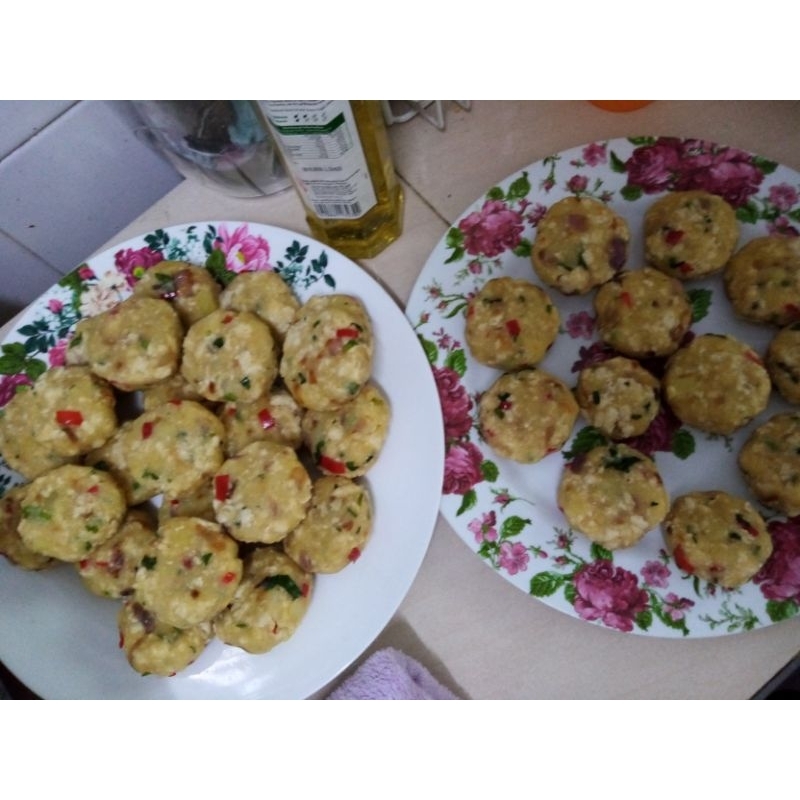 Frozen Bergedil Sejuk Beku [12 pcs] Siap Bersalut Telur Tinggal Goreng ...