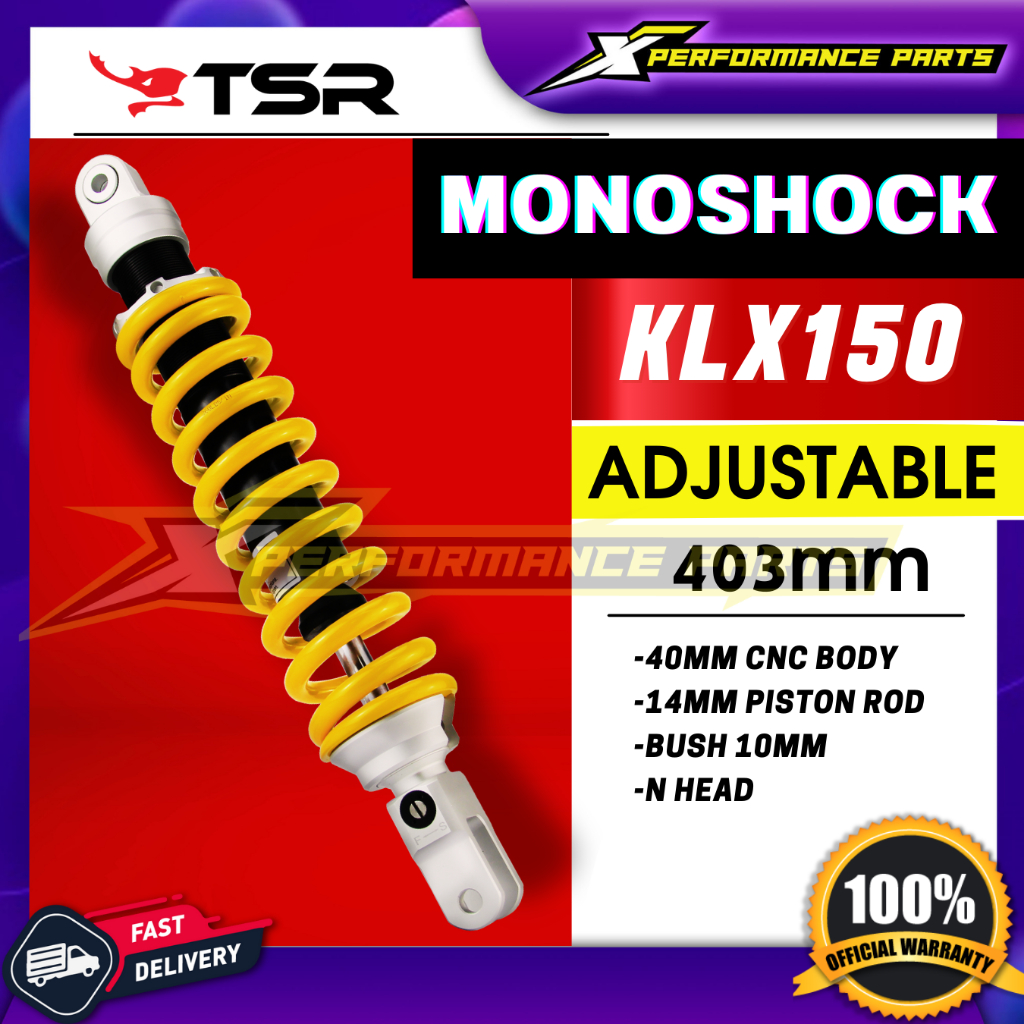 KLX150 Adjustable Monoshock 403mm TSR | Shopee Malaysia