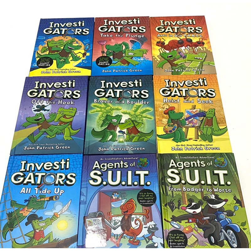 （9books hardcover ) Investi Gators comic book Set | Shopee Malaysia