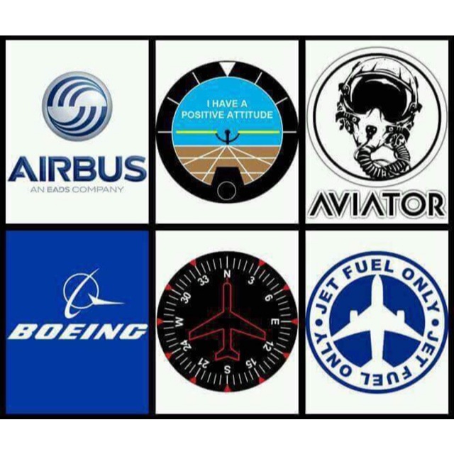 [KEDAI LOKAL 🇲🇾] PREMIUM Aviation Car Windscreen Stickers | Shopee Malaysia