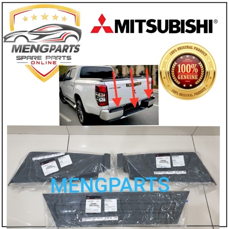 ORIGINAL TRITON-3 KK1T 2019Y-2024Y REAR BUMPER COVER PADEL BUMBER STEP ...