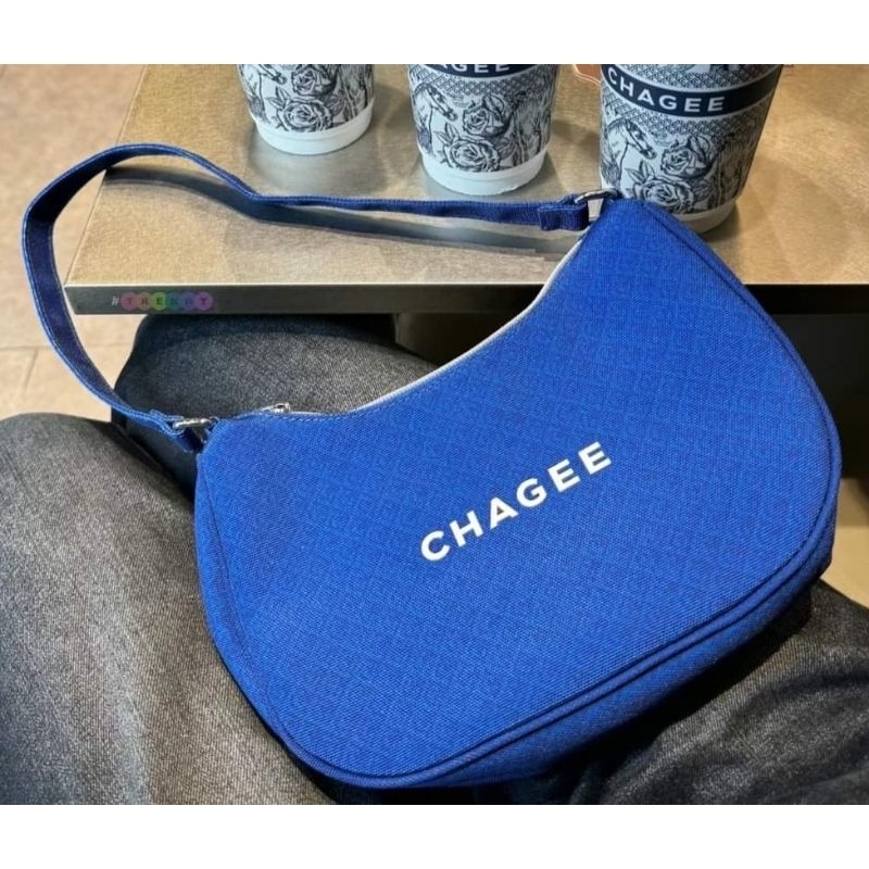 CHAGEE UNDERARM BAG (Deep Blue) 霸王茶姬腋下包 (深蓝款) | Shopee Malaysia
