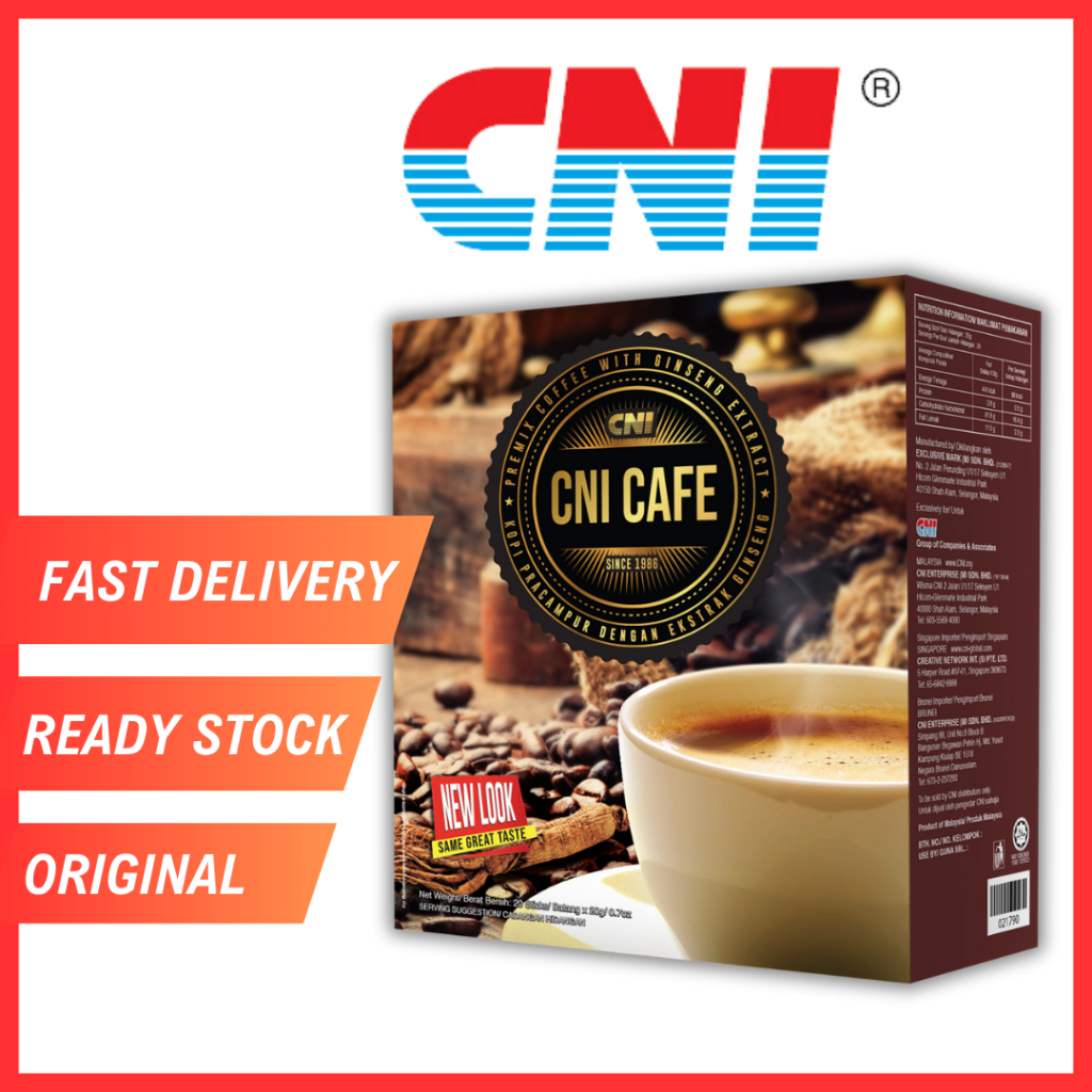 CNI Cafe 15 sachets x 20 g - Kopi Pra Campuran & Ekstrak Ginseng ...
