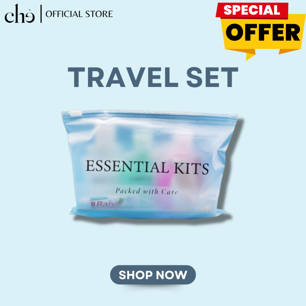 Toiletries Kit Travel set: Hotel, Airbnb, Homestay & Gift. | Shopee ...