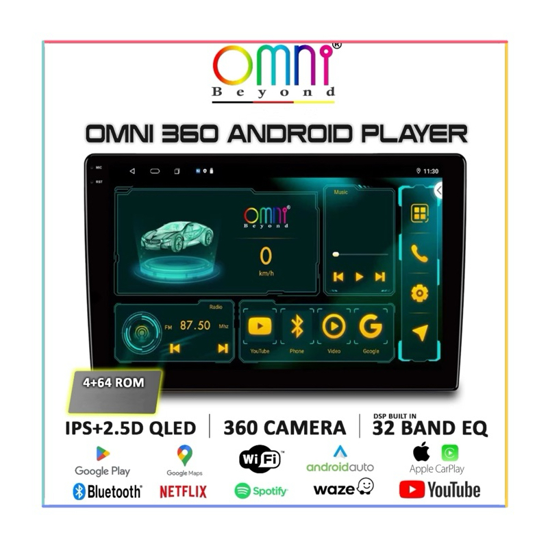 Omni Beyond 🇩🇪｜ Car android player ｜ 4+64GB Omni Series Android 12 ｜8 ...