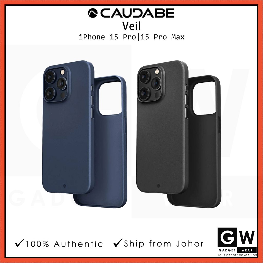 Caudabe Veil for iPhone 15 Pro/ Max Minimalist Thin Slim Case Casing ...