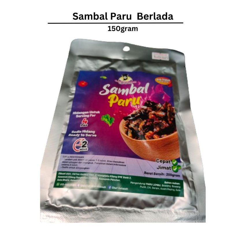 Sambal Paru Berlada Chef ustazah | Shopee Malaysia