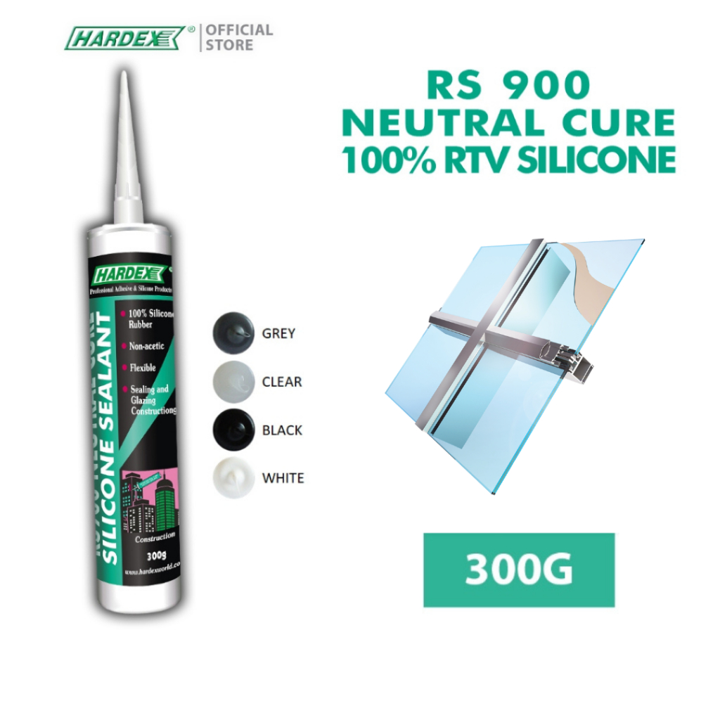 HARDEX Neutral Cure Silicone Sealant (300g) RS900 | Shopee Malaysia