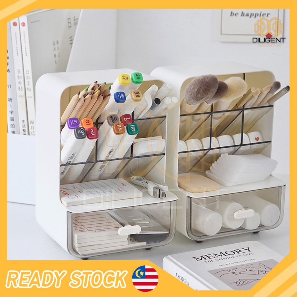 【D340 READY STOCK】Mini Style Multi Compartments Storage Rack ...
