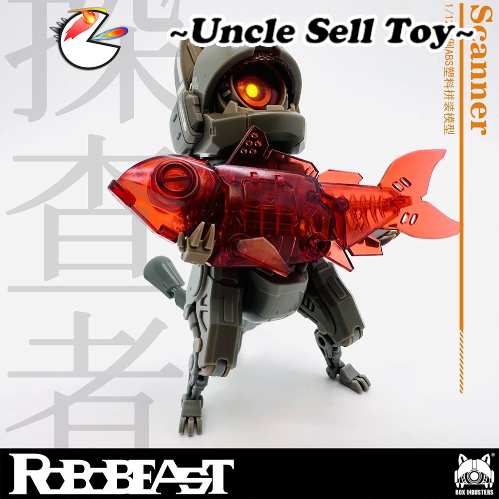 [Ready Stock] Robobeast 1/12 scale Scanner Neko | Scanner Cat model kit ...