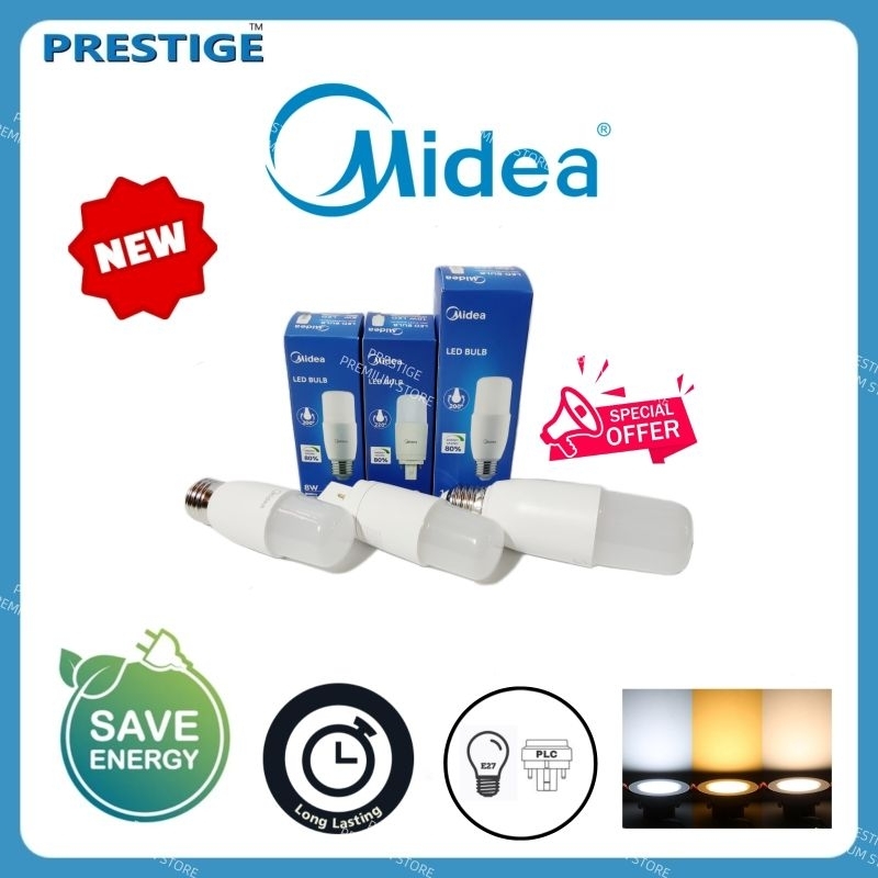 MIDEA LED E27/PLC STICK BULB SERIES 8W/10W/14W LED BULB/HIGH QUALITY ...