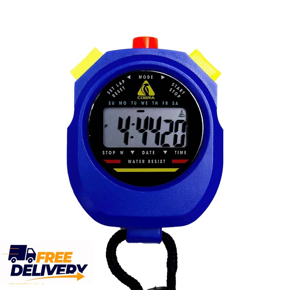 COBRA CS-001 STOPWATCH (BLUE) | Shopee Malaysia