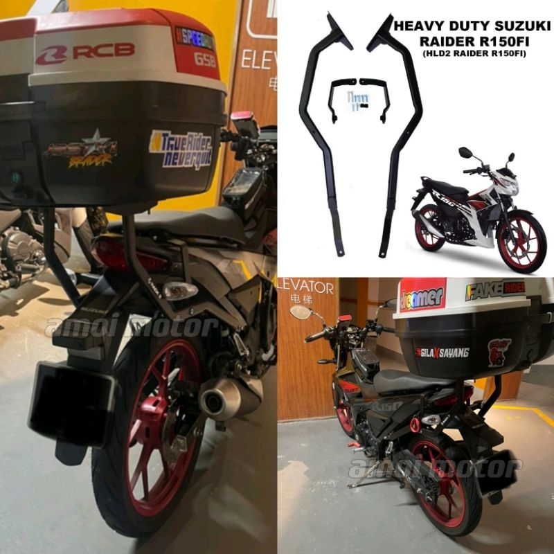 BELANG R BELANG FI RAIDER 150 R150 FI MONORACK HEAVY DUTY TOP BOX RACK ...