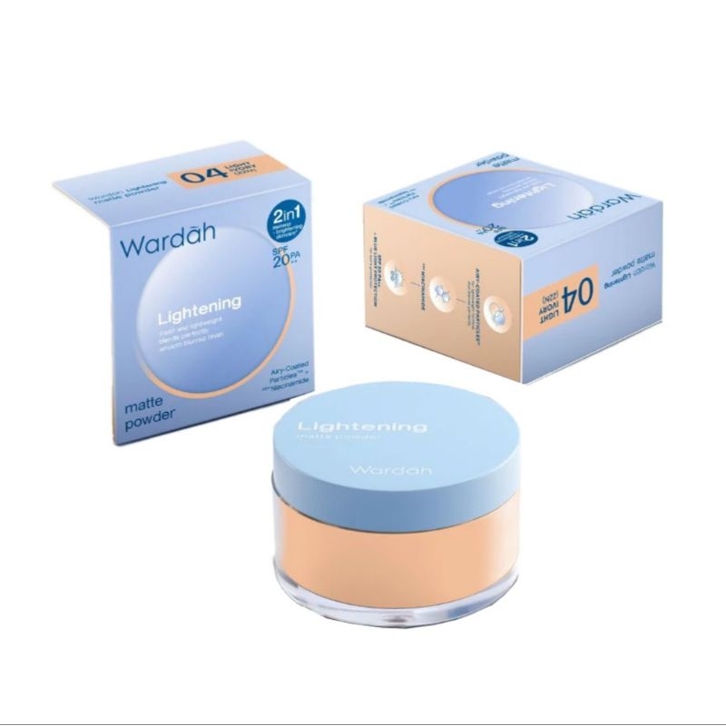 WARDAH Lightening Matte Powder 04 Light Ivory | Shopee Malaysia