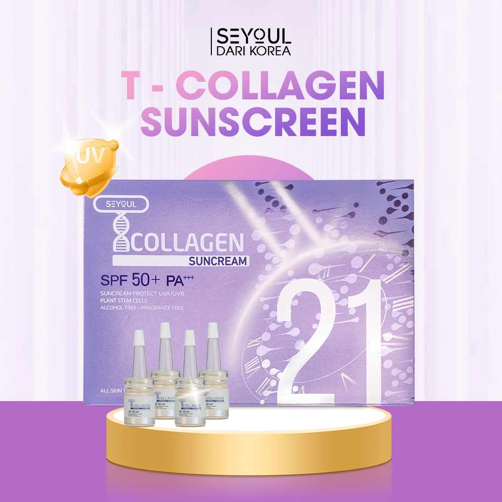 SEYOUL T- Collagen Sunscreen Serum SPF50 PA++ Original, Sunblock Multi ...