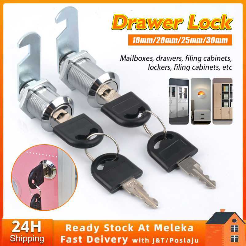 🏠Universal Lock Mailbox Lock Kunci Drawer Lock Filing Cabinet Lock ...