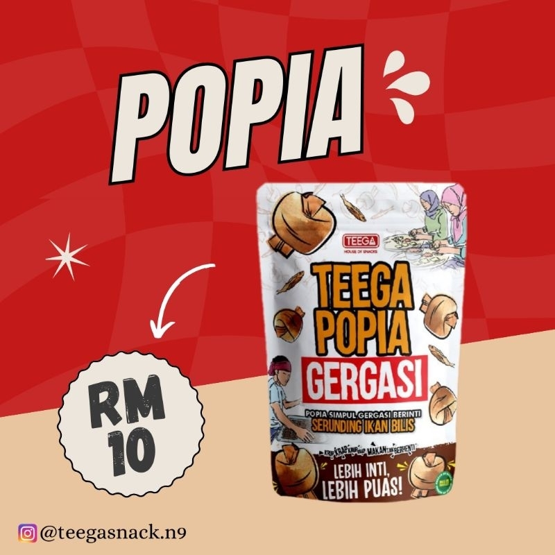 Teega Popia Gergasi Pack 100g | Shopee Malaysia
