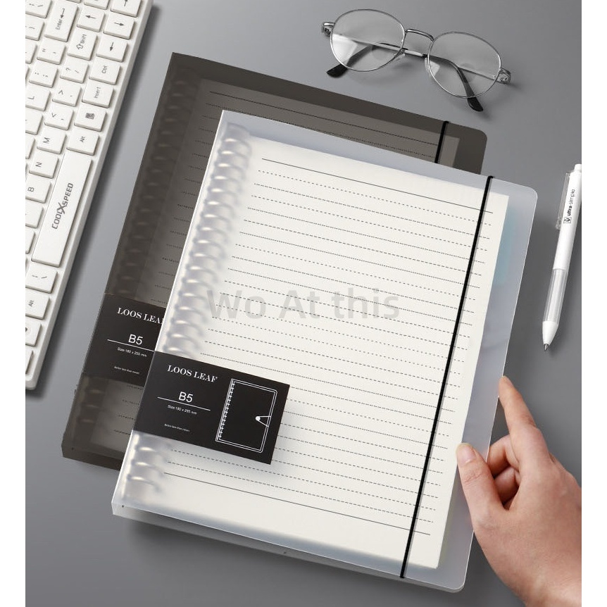 B5/A5 Loose Leaf Notebook Binder Book Refillable Notebook School ...