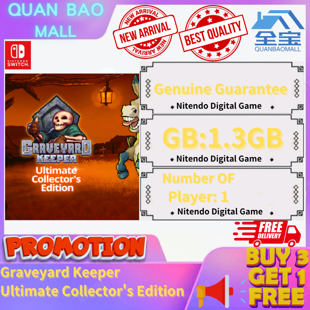 Graveyard Keeper Ultimate Collector's Edition 守墓人 终极收藏版 (Nintendo ...